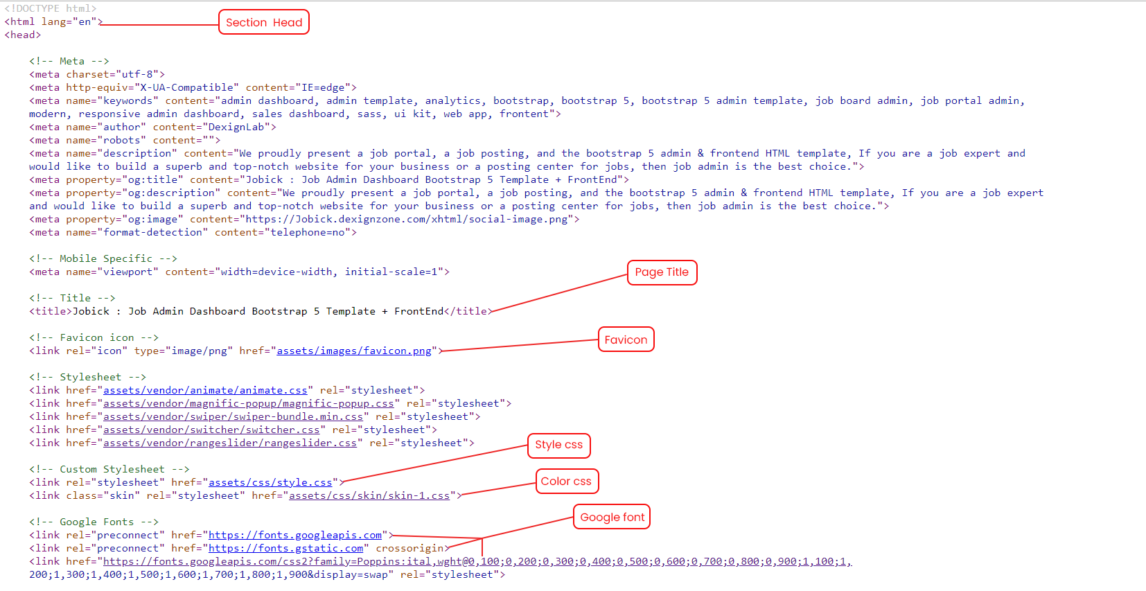 Jobick : Job Admin Dashboard Bootstrap 5 Template + FrontEnd